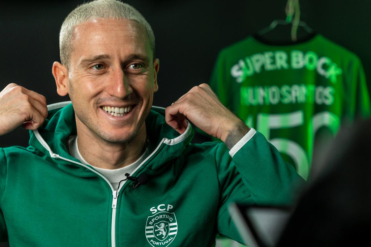 Nuno Santos cumpriu o 150º jogo pelo Sporting: «Espero continuar aqui ...