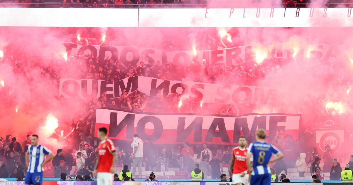 Claque do Benfica montou 'estendal' com adereços queimados do FC Porto ...
