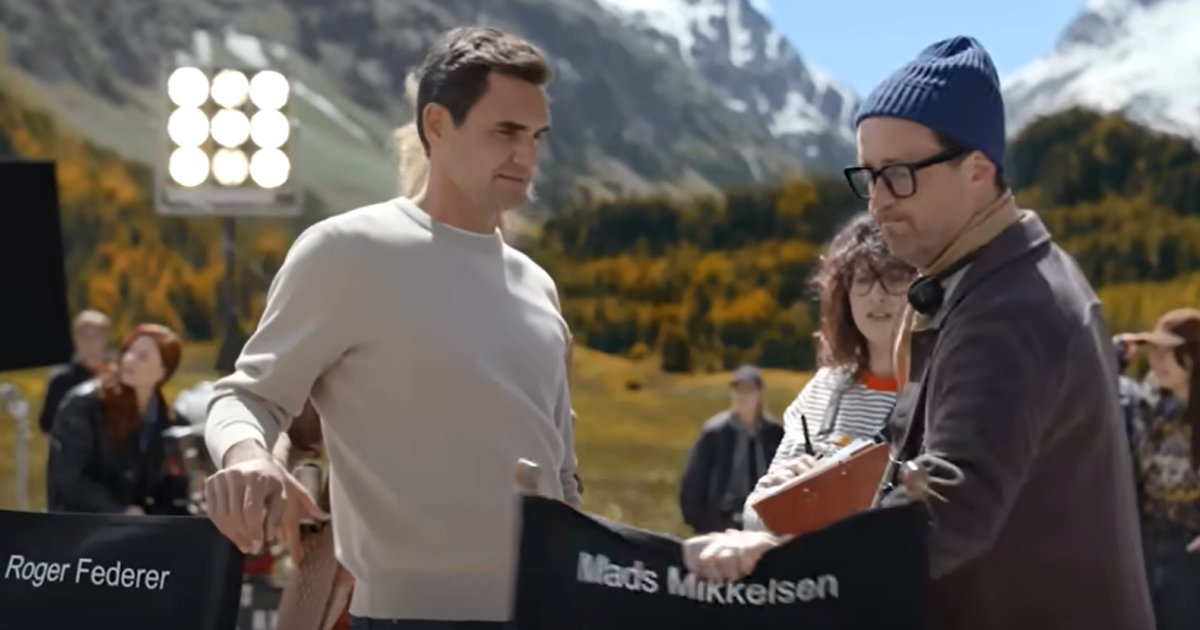 Roger Federer e... Mads Mikkelsen? Uma dupla improvável a explorar a ...