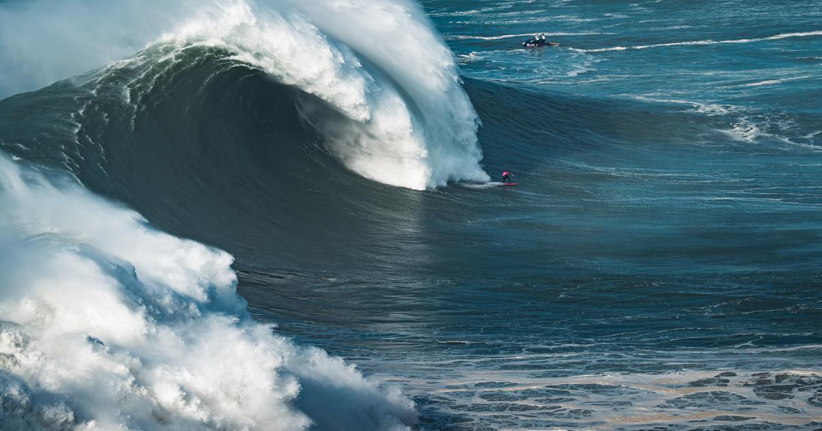 Português Nic von Rupp vence nas ondas gigantes da Nazaré (vídeo) | A Bola