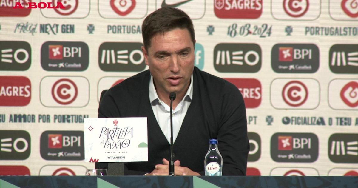 Rui Jorge analisa os próximos adversários dos sub-21 | A Bola
