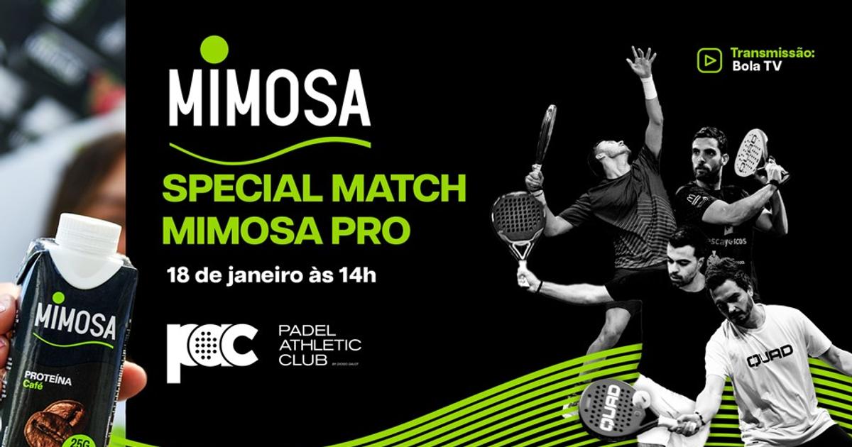 Mimosa Pro trará mais brilho à etapa no Porto da A Bola Padel Corporate ...