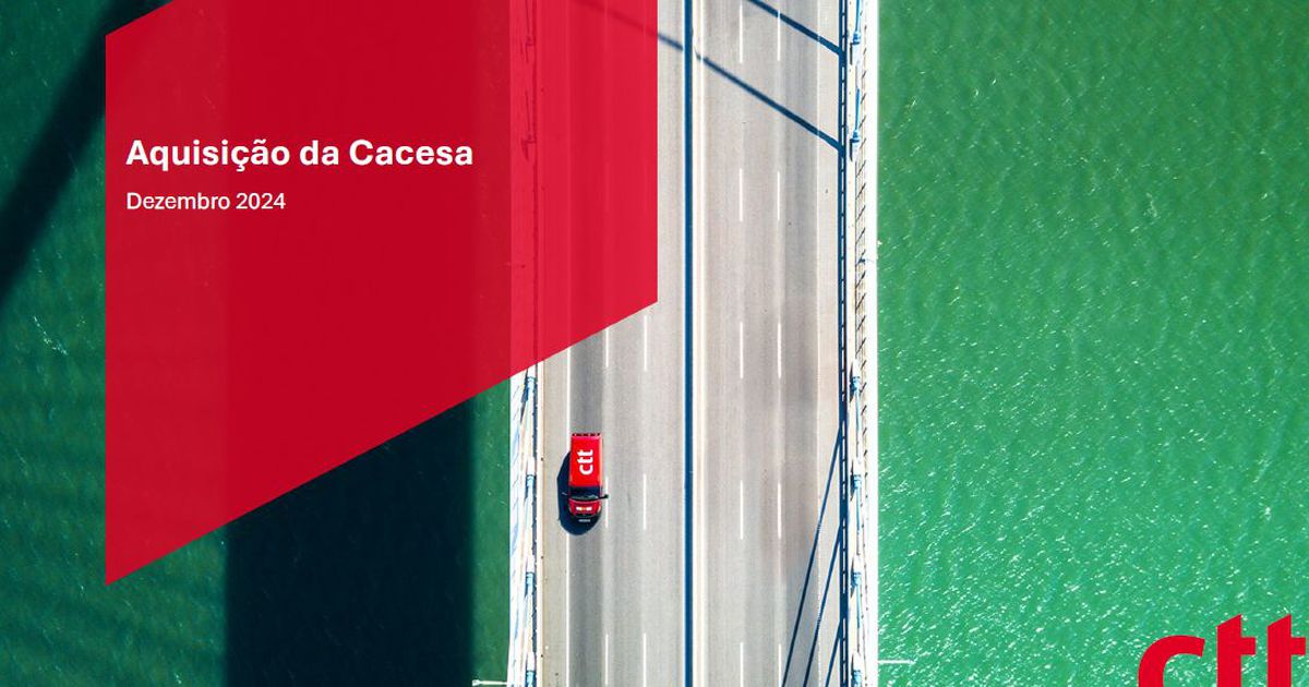 CTT compram Cacesa por 104 milhões de euros | A Bola