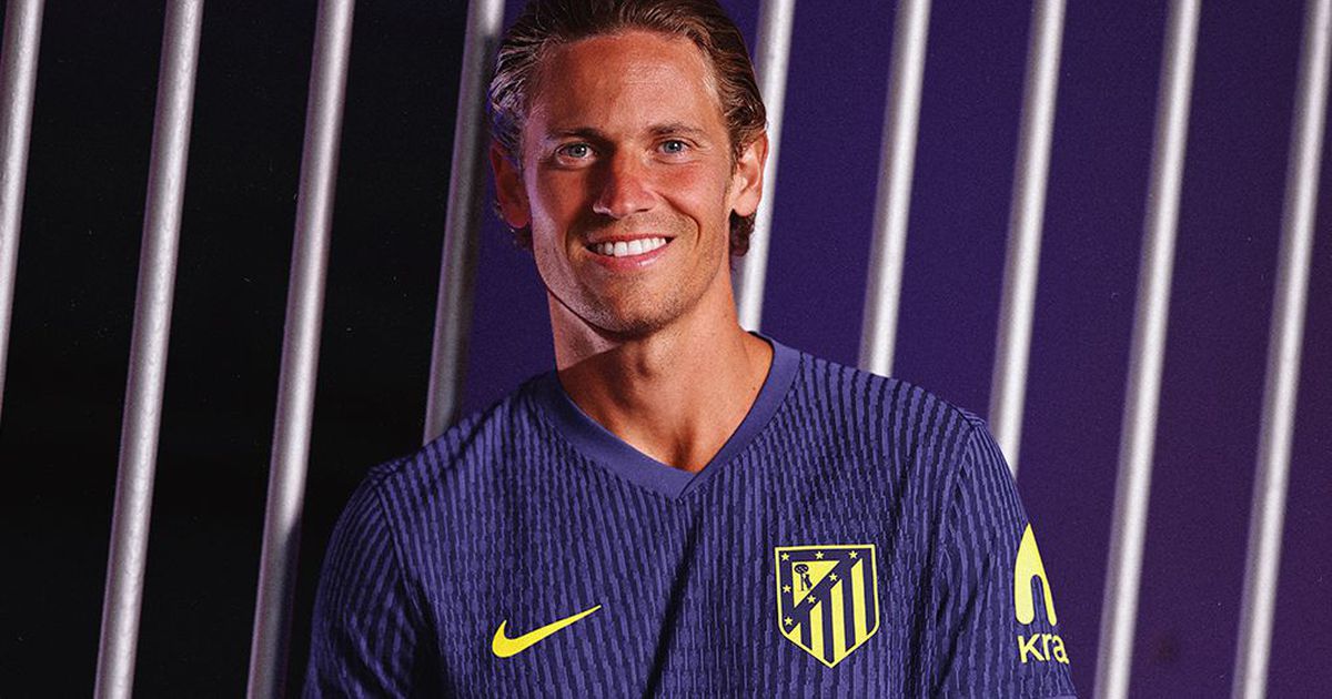 Camisola alternativa do Atlético de Madrid para 25/26 é inspirada nos ...