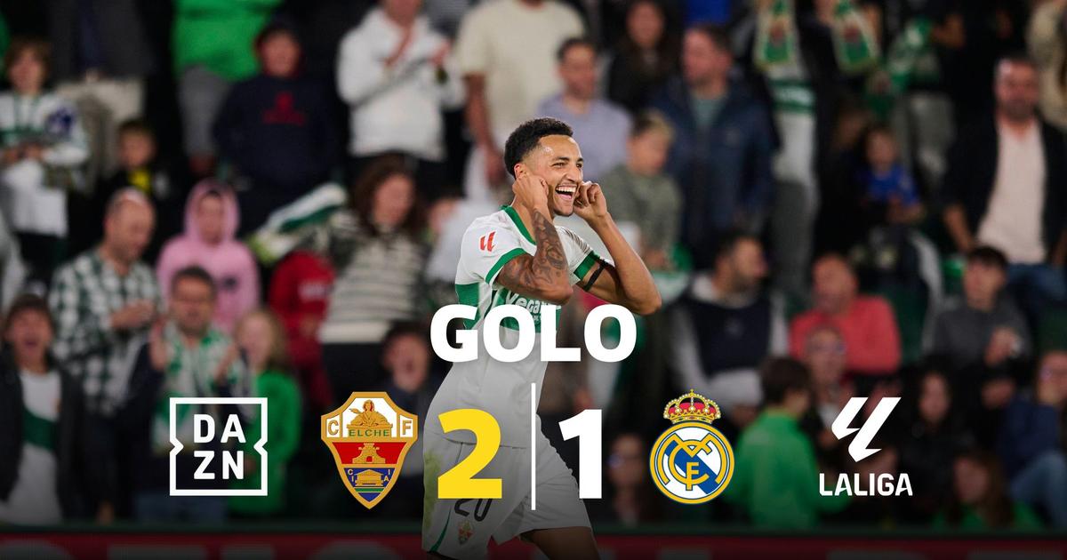 Elche volta a surpreender Real Madrid e chega ao 2-1 | A Bola