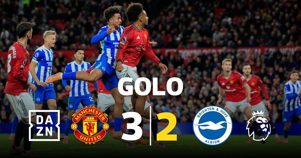Brighton volta a marcar e emoção até ao fim em Old Trafford | A Bola