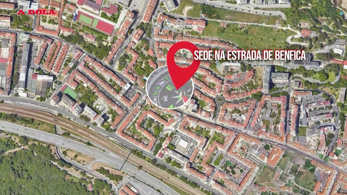 Benfica 120 anos — A sede na Estrada Direita de Benfica, atual Estrada ...