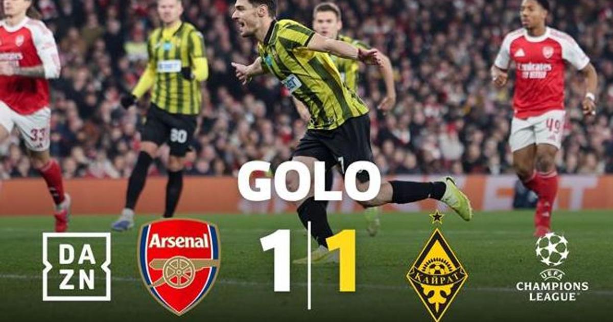 Golo português surpreende o Arsenal em Londres | A Bola