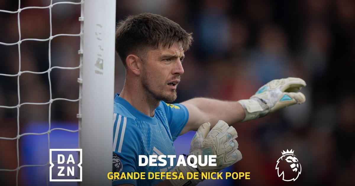 Defesa monumental de Nick Pope, para desespero do Arsenal | A Bola
