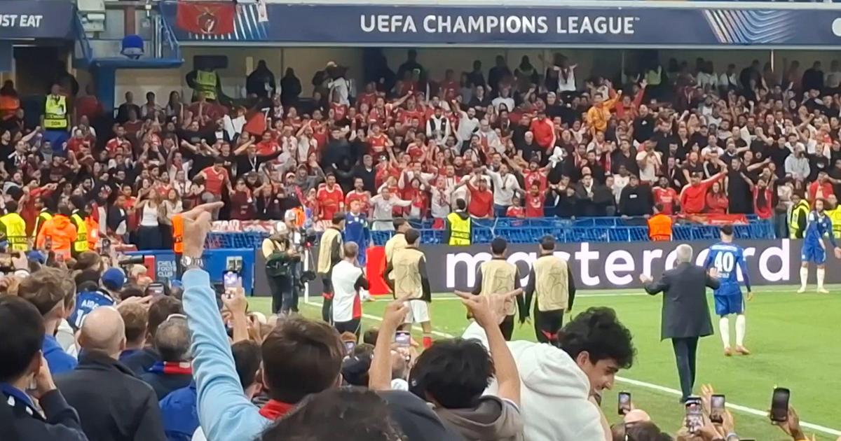 Adeptos do Benfica atiram objetos a Enzo Fernández e Mourinho pede ...