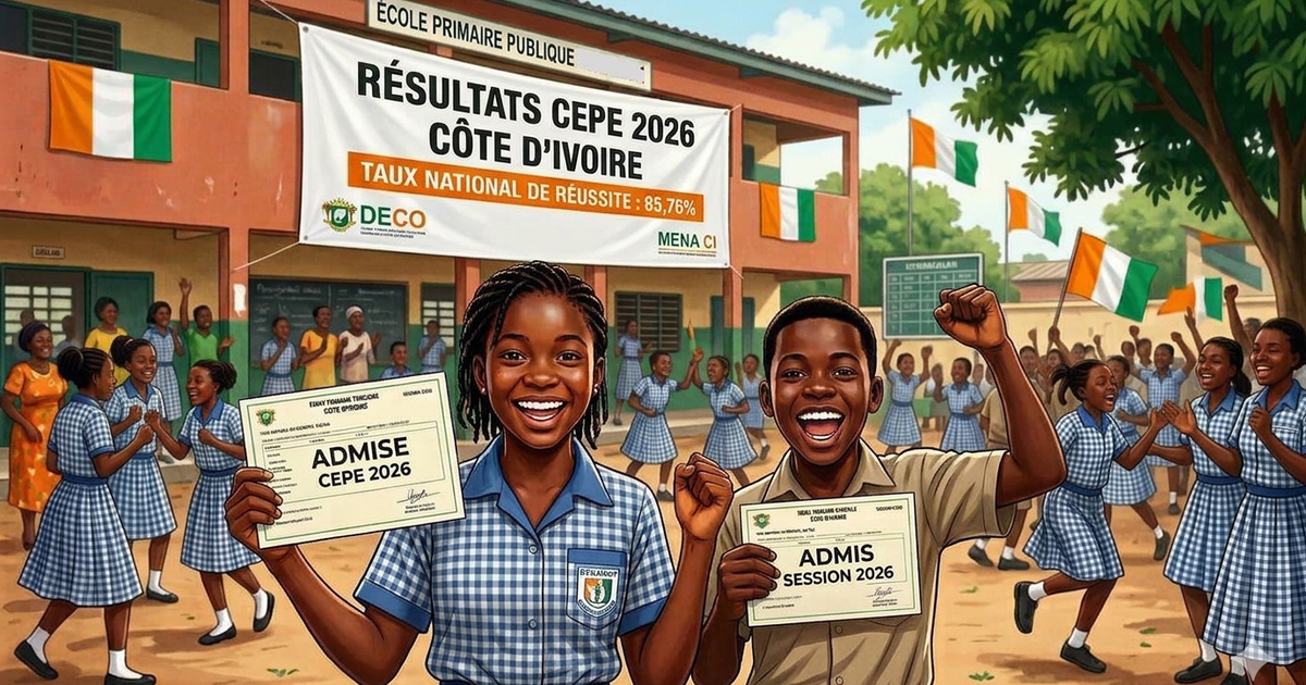Éducation : le CEPE 2026 enregistre 85,76 % de réussite en Côte d ...