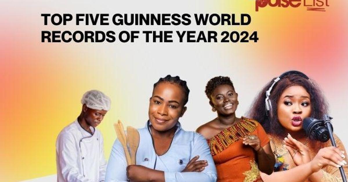 Top 5 Guinness World Records of the Year 2024 | Pulse Ghana