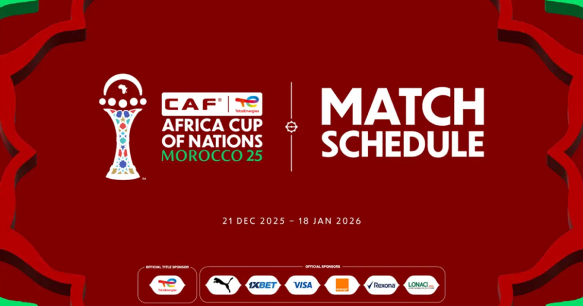 2025 AFCON match schedule revealed by CAF | Pulse Ghana