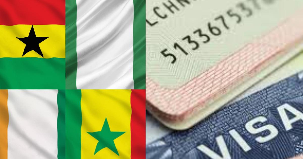 4 West African countries including Ghana retain visa processing ...