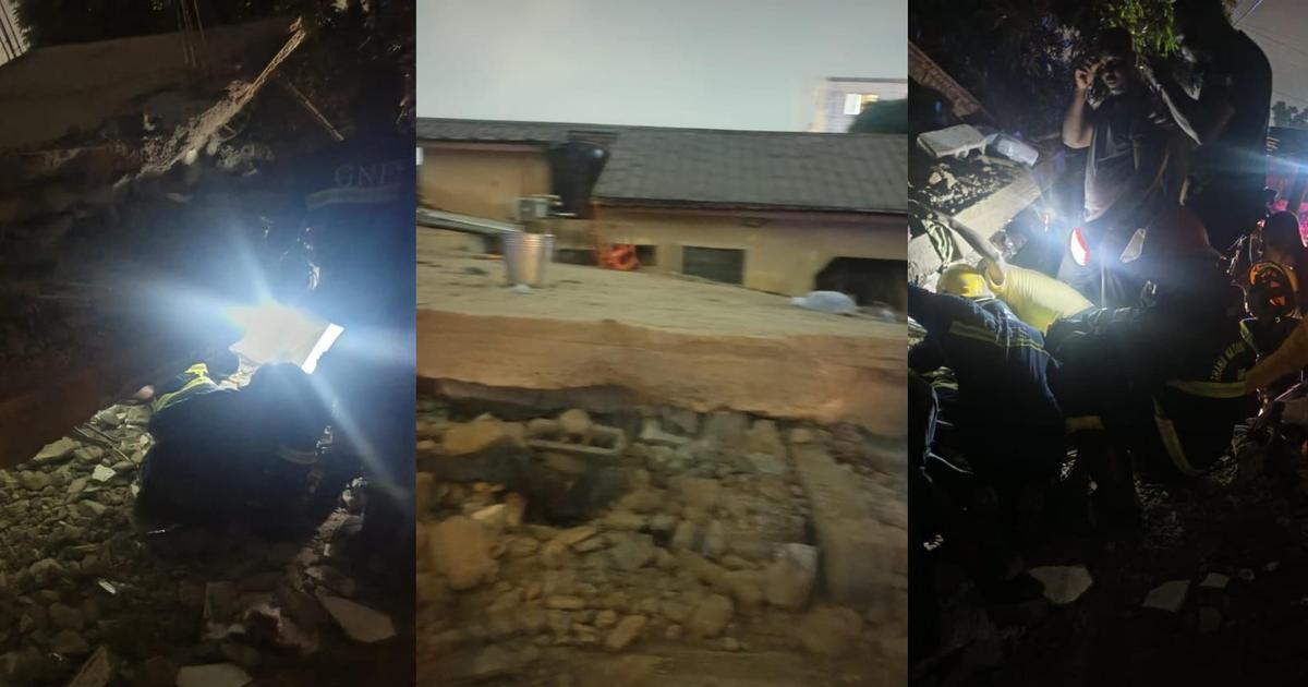 4 rescued, one confirmed dead as 2-storey building collapses in Adenta ...