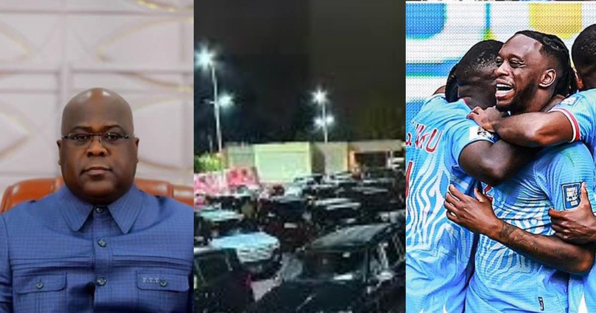 DR Congo president gifts each player a brand new car after securing ...