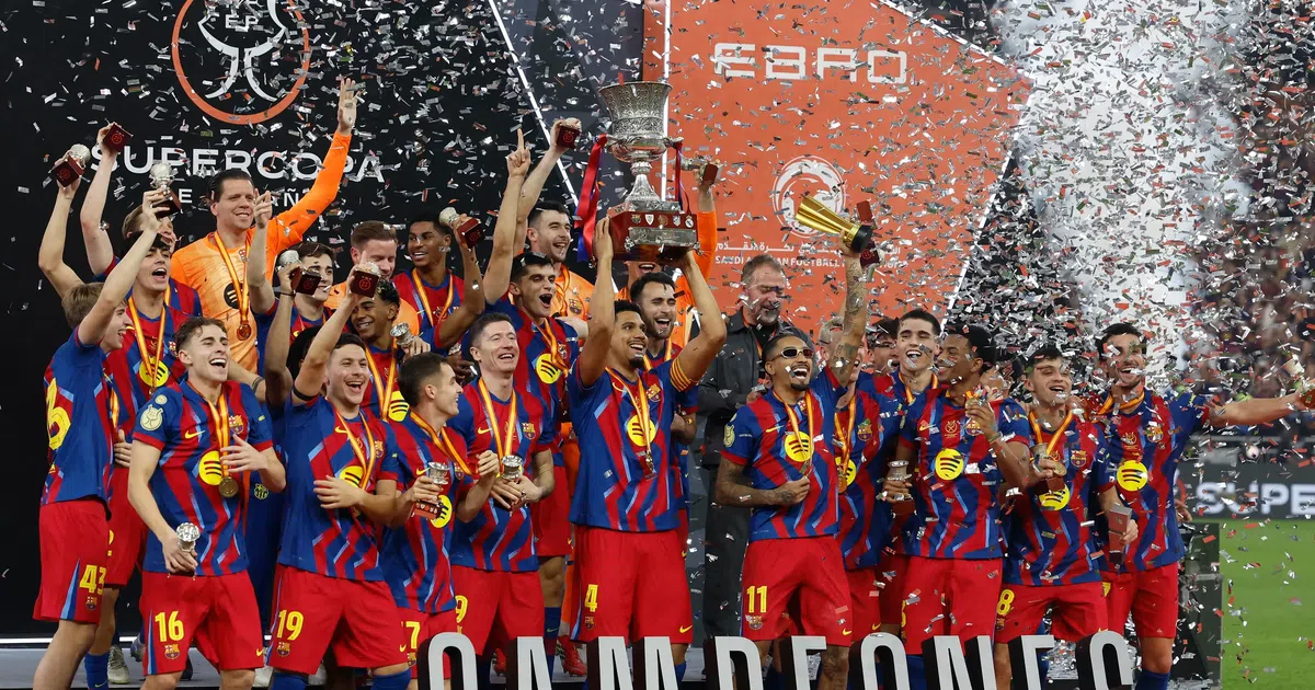 Raphinha brace fires Barcelona past Real Madrid to claim Supercopa ...