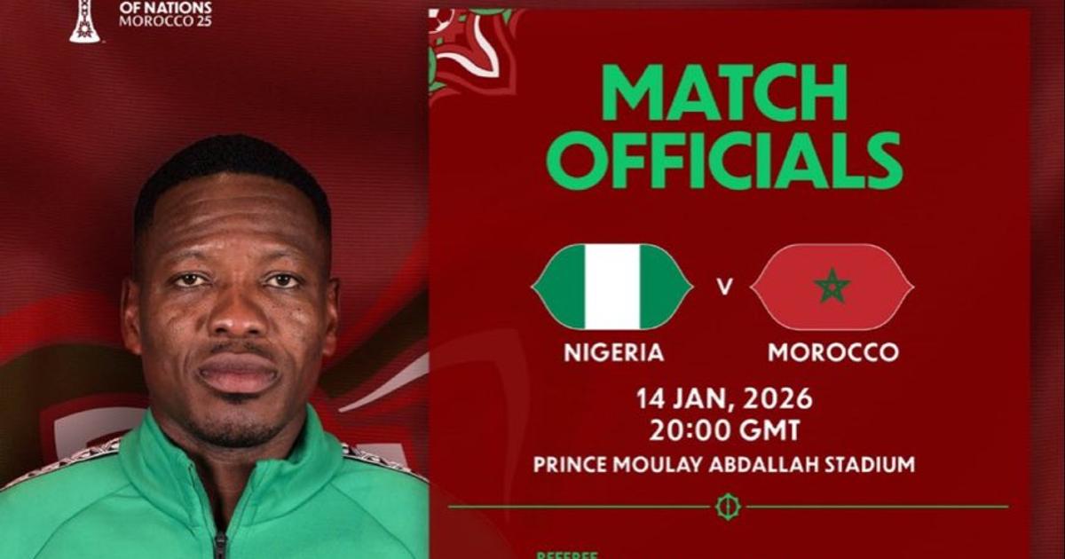 Ghana’s Daniel Laryea to officiate Nigeria vs Morocco in high-stakes ...