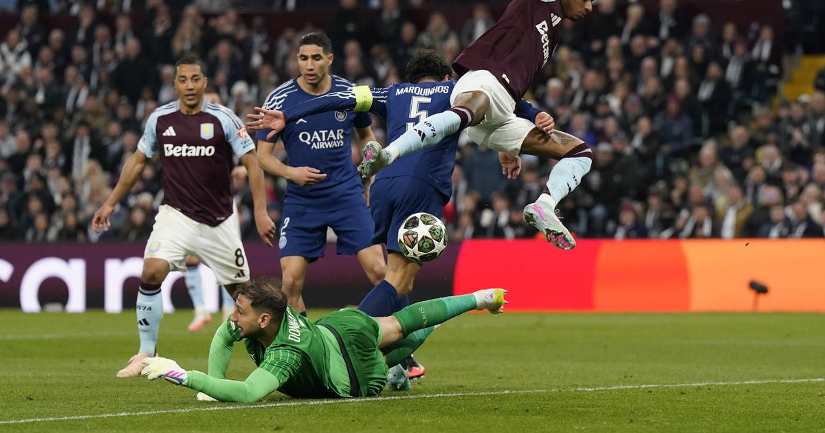 PSG survive Aston Villa comeback scare to reach Champions League semi ...