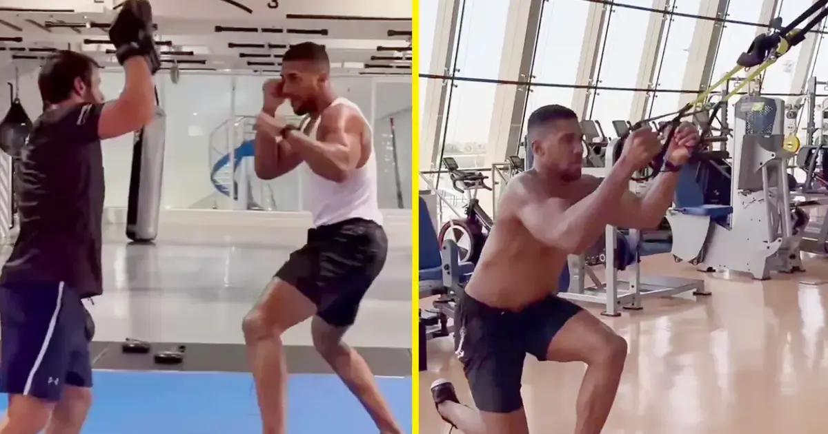 Anthony Joshua returns to training as he recovers from fatal car crash ...