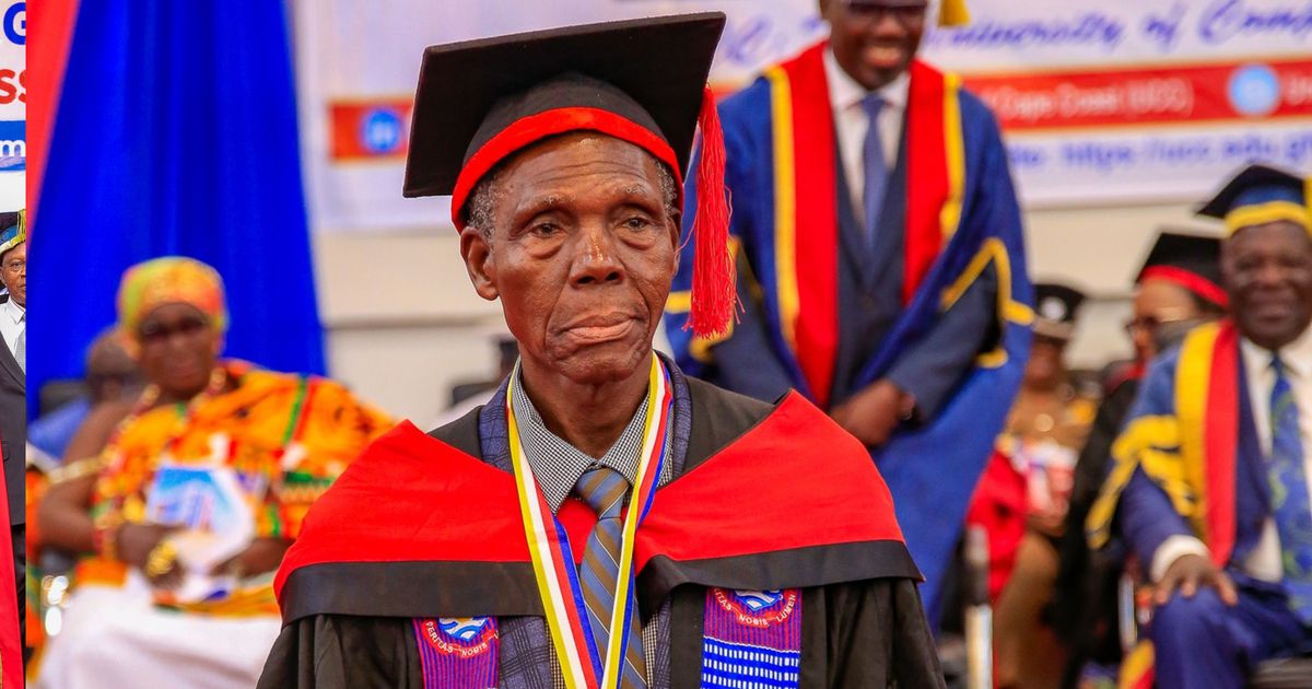 81-year-old father of UCC Acting Vice-Chancellor bags MBA: 'I’m excited ...