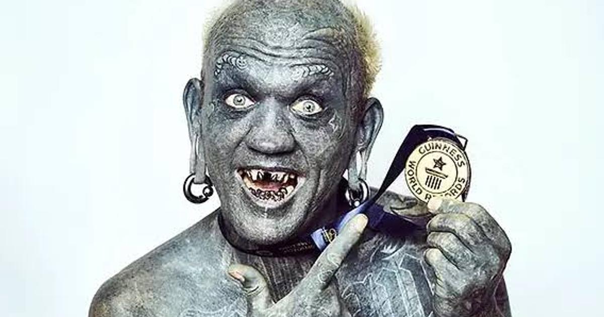 The person with the most tattoos in the world | Pulse Nigeria