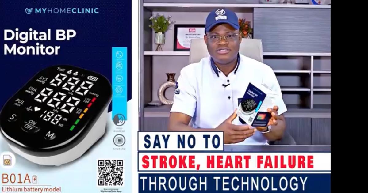 A Nigerian doctor invents the first BP device that stops stroke and ...
