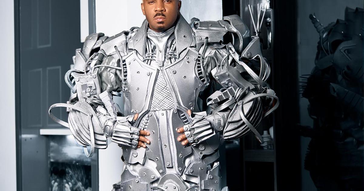 PHOTOS: Pretty Mike steals show at AMVCA 2025 with exosuit | Pulse Nigeria