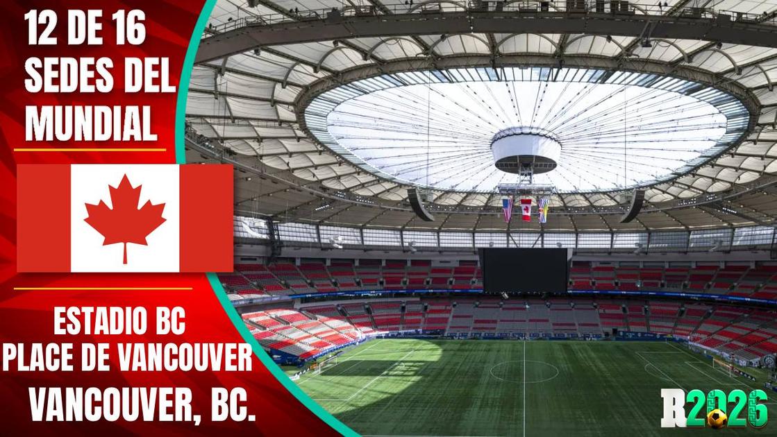 Estadios y sedes mundialistas: Estadio BC Place (Vancouver) | RÉCORD