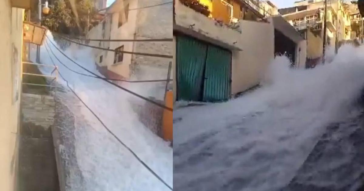 VIDEO: Miles de litros de agua se desperdician por fuga en Álvaro ...