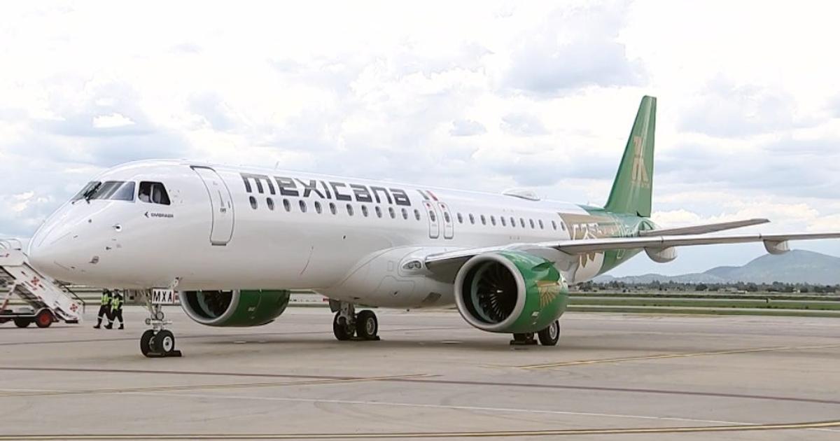 ¿Cómo es el avión Embraer E195-E2 que recibió hoy Mexicana en el AIFA ...