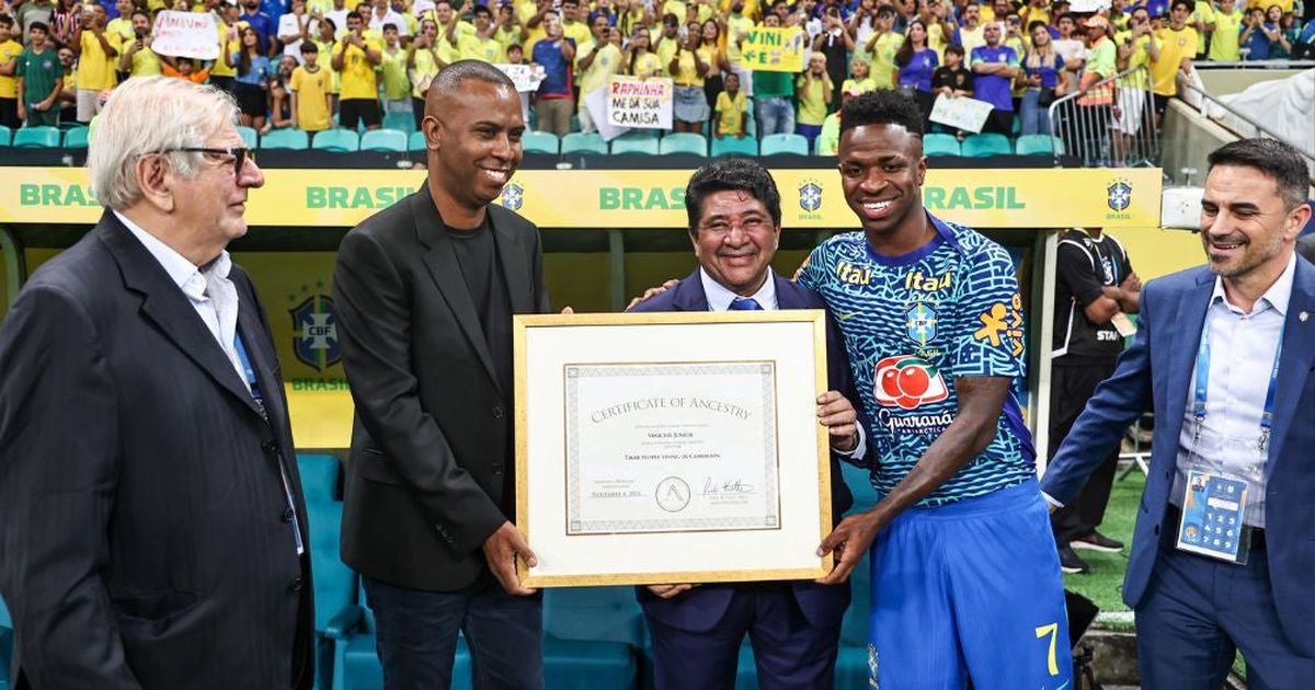 Estudio reveló que Vinicius Jr tiene ascendencia de la tribu camerunesa ...