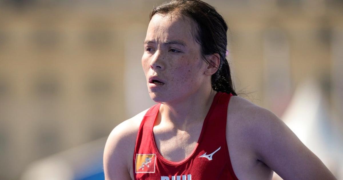París 2024: Kinzang Lhamo de Bután completó el maratón después de casi ...