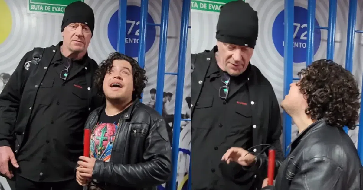 ¿Parecidos? Undertaker se encontró con Alexis 'Ojitos de Huevo' en el ...