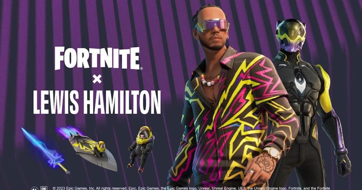 Lewis Hamilton llega a Fortnite con una grandiosa skin que incluye su ...