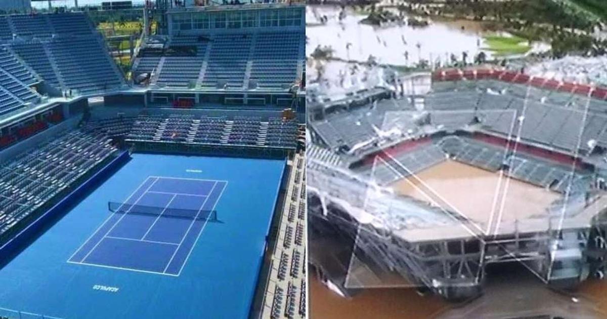 Huracán Otis: Así luce la Arena GNP a 3 meses del Abierto Mexicano de ...