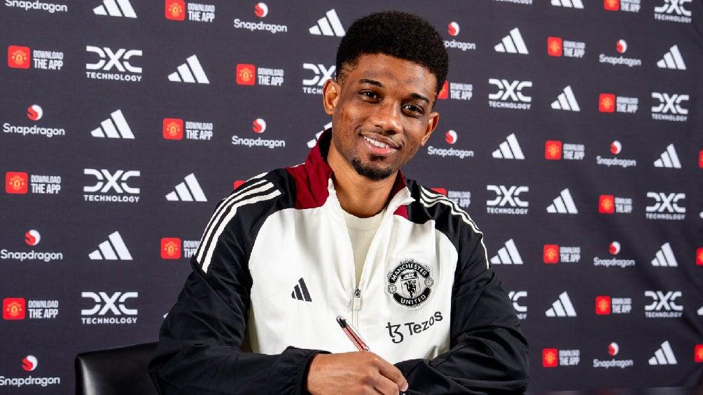 ¡Hasta 2030! Amad Diallo firma extensión de contrato con Manchester ...