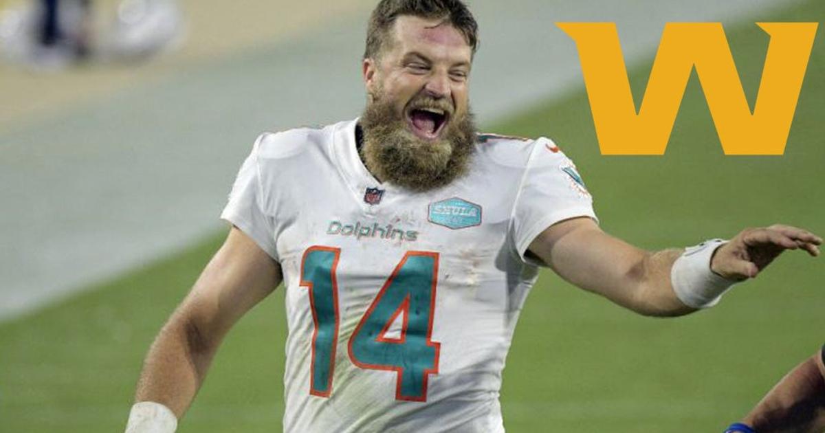 NFL: Ryan Fitzpatrick, nuevo quarterback de Washington Football Team ...