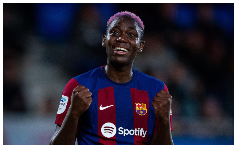 I am getting a medal too — Oshoala confirms she is a three-time UWCL ...