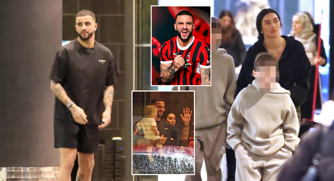 Kyle Walker and Annie Kilner finally reunite in Milan ahead of Big ...