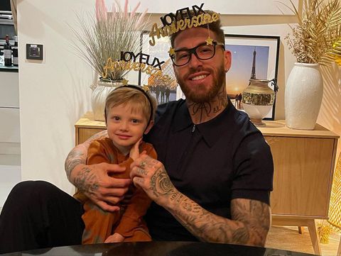 PSG defender Sergio Ramos celebrates 37th birthday with emotioanl ...