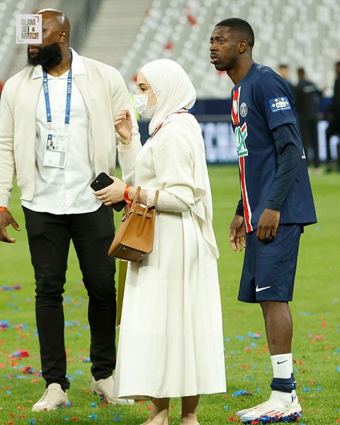 Ousmane Dembele: Ballon d’Or favourite joined by beautiful wife Rima Edbouche to celebrate ...