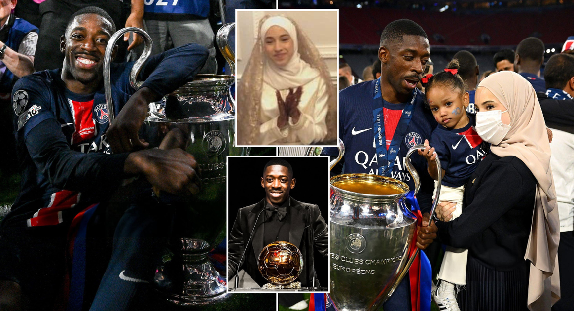 Ousmane Dembele: Ballon d’Or favourite joined by beautiful wife Rima ...