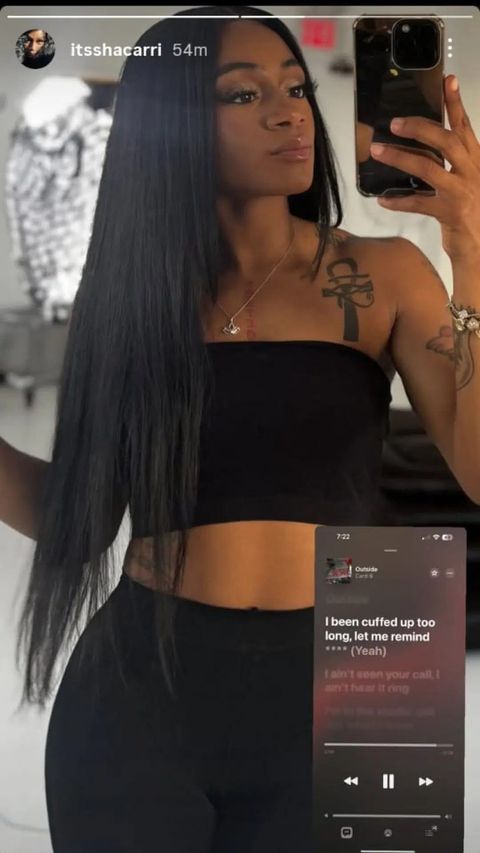 Sha'Carri Richardson goes off with her rap skills vibing to Cardi B's ...