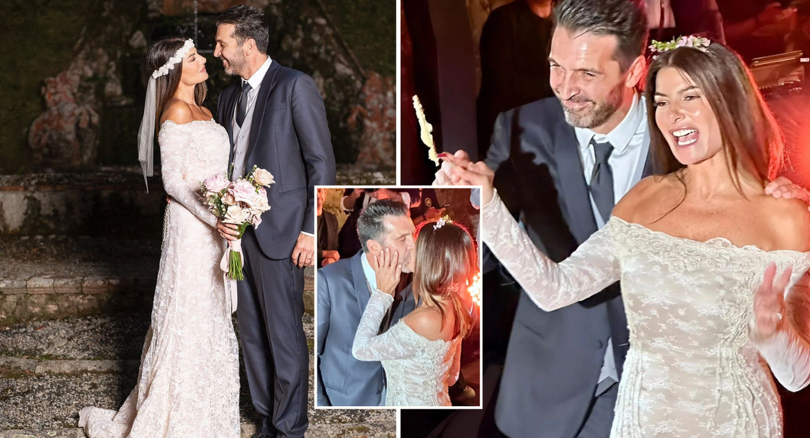 Buffon: 49 y/o Juventus legend finally marries 51-year-old girlfriend ...