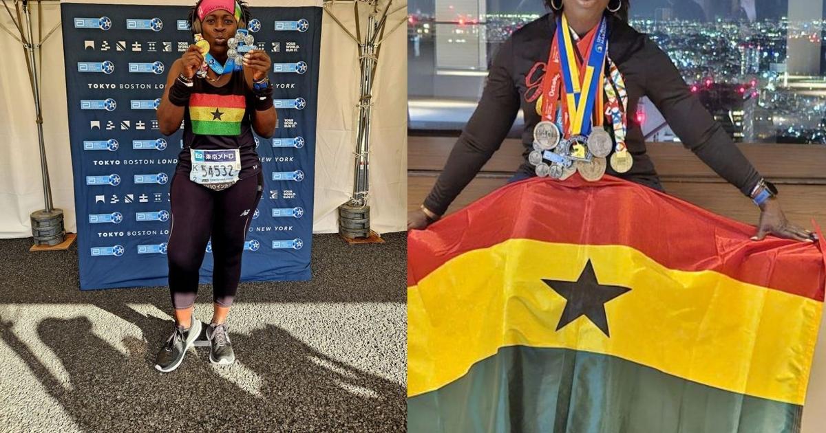 Meet 53-year-old first Ghanaian to complete all six major marathons ...