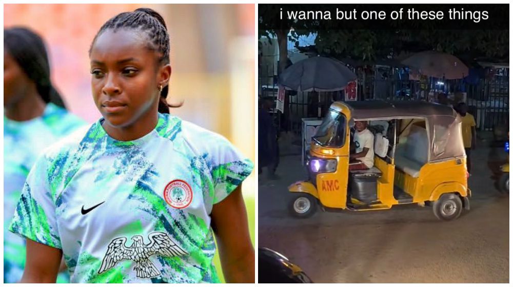 Michelle Alozie: Super Falcons' star declares love for Keke Napep and wants to buy | Pulse ...