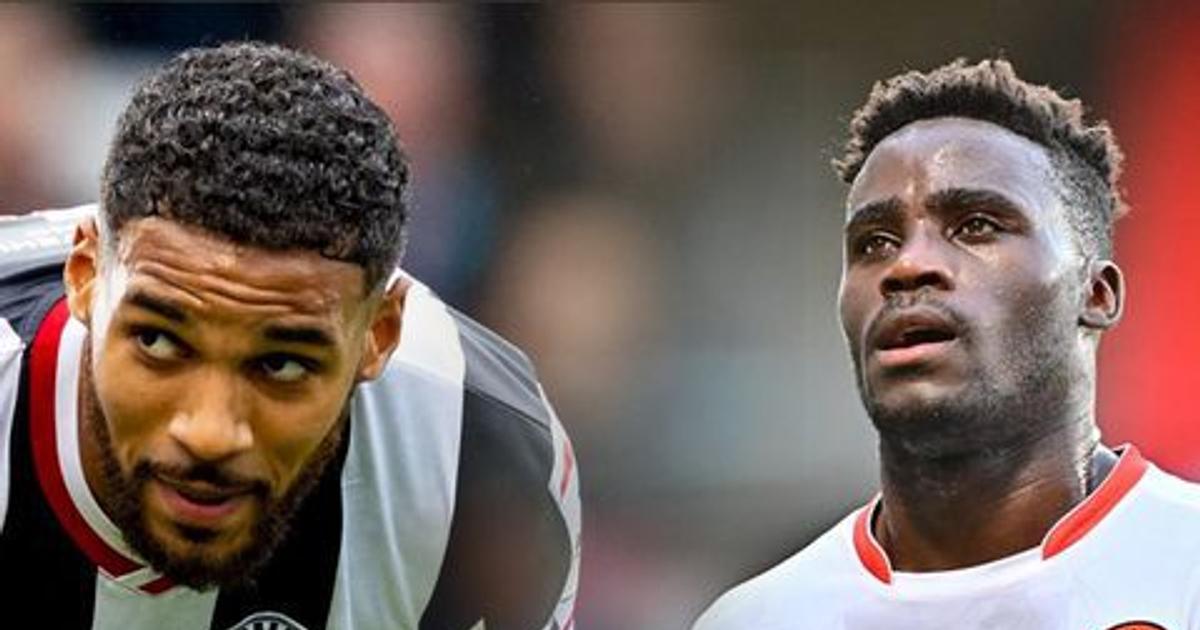 Richard Odada gets one over Harambee Stars teammate Jonah Ayunga as ...