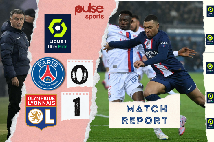 PSG 0-1 Lyon: Match Report as defending champions stutter to throw title race open | Pulse ...