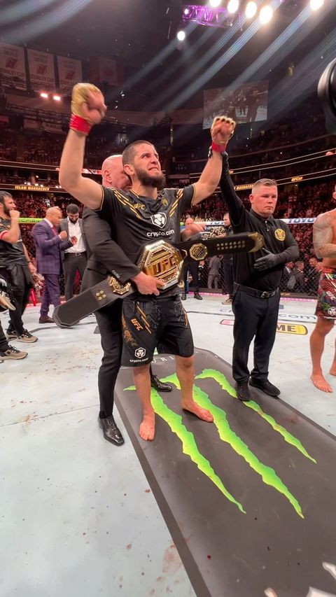 UFC 302: Islam Makhachev submits Dustin Poirier, Sean Strickland beats ...